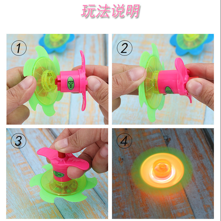 [USD 4.22] Glow gyro Launching rotating polar gyroscope Children's ...