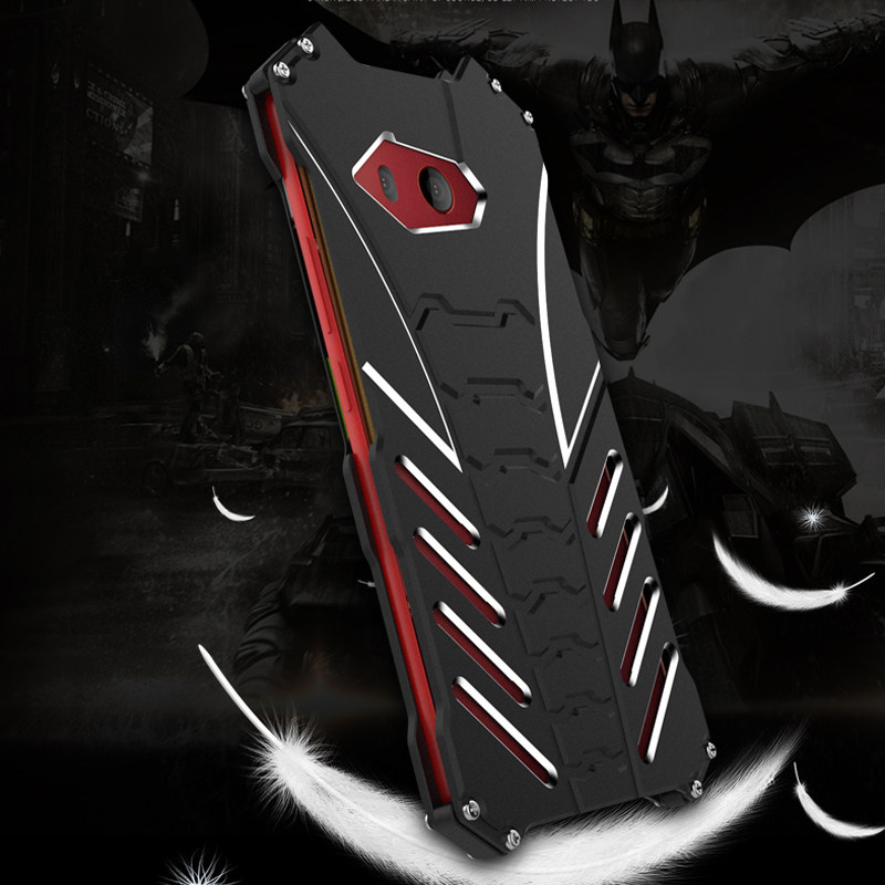 R-Just Batman Shockproof Aluminum Shell Metal Case with Custom Bataran ...