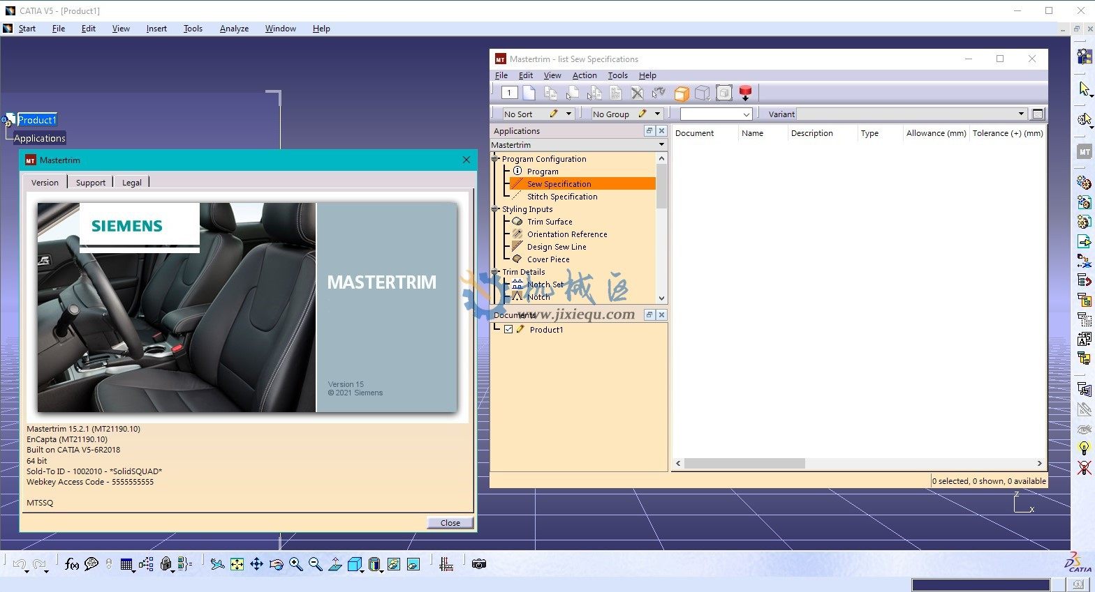 Siemens Mastertrim For CATIA 汽车座椅设计插件下载汇总 - CATIA论坛 - CAD论坛 - 机械区 - www.jixiequ.com
