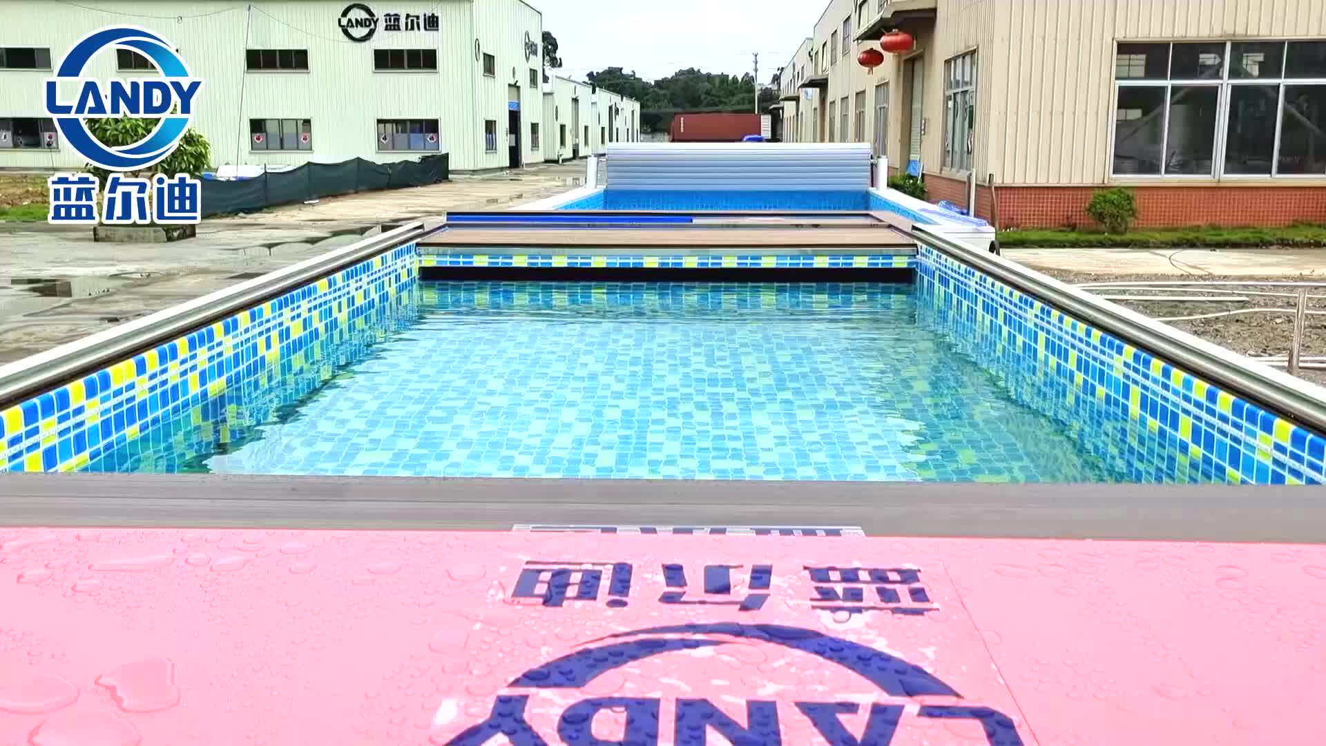 40ft Shipping Container Style Swimming Pool With Filter And Pump 4-6 ...