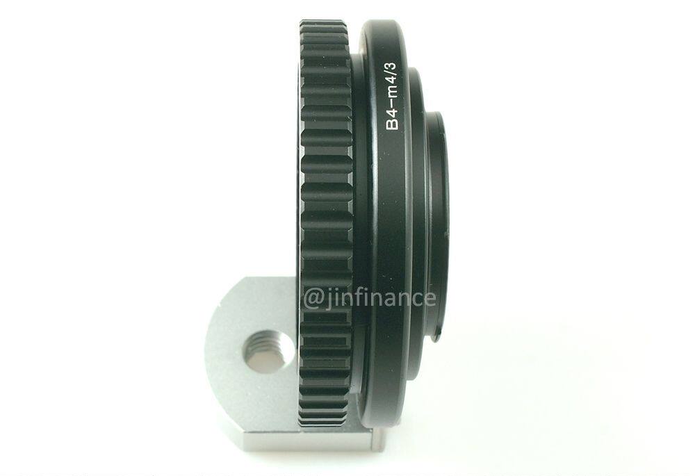 B4 Camera 2 3 Lens to M4 3 Camera Adapter Ring GH4 BMPCC MTF GX8 G6 b4-m43