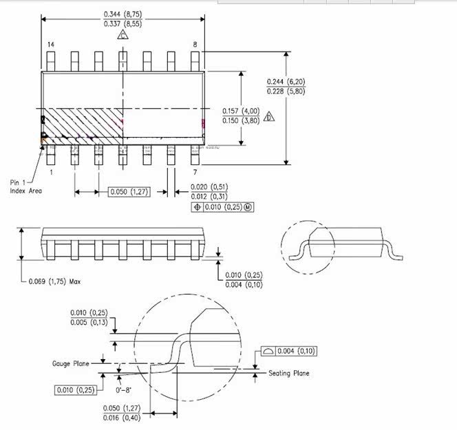 sop14封装尺寸图,p14封装,op16封装尺寸图_大山谷图库