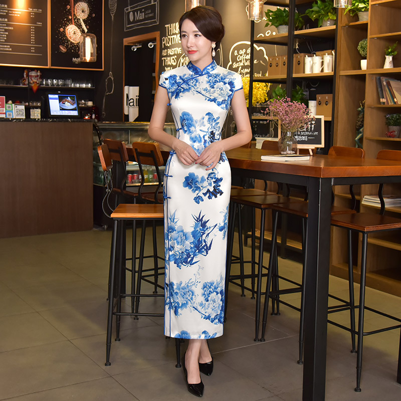 Chinese Dress Qipao for women Cheongsam year women's long retro elegant ...