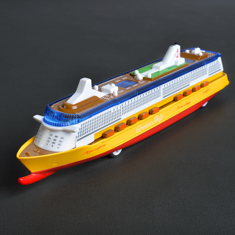 [USD 16.62] Children's toy color perth large-scale cruise ship model ...
