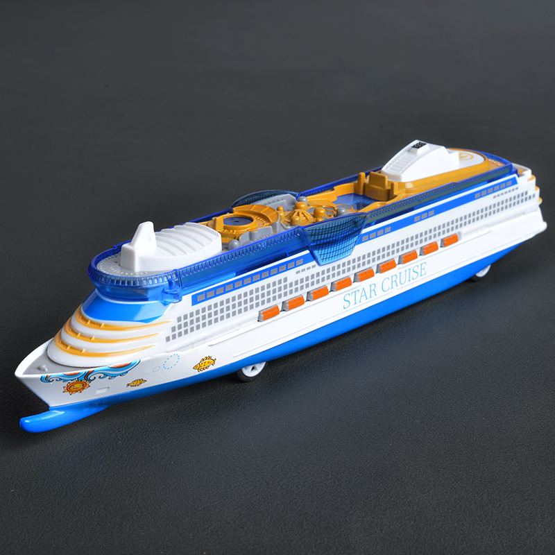 [USD 16.62] Children's toy color perth large-scale cruise ship model ...