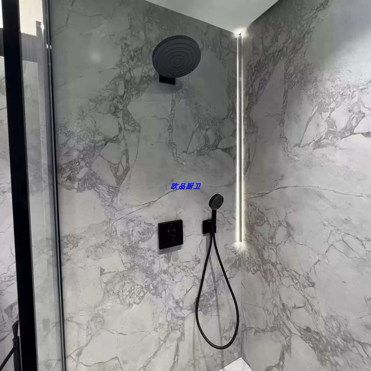 汉斯格雅沛适飞260暗装花洒淋浴24141007 24141677 24141707白黑-Taobao