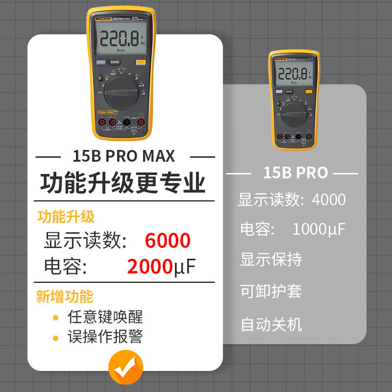 🛠️福禄克FLUKE 15B PRO MAX-KIT：电工界的瑞士军刀，你值得拥有！⚡-万用表-淘宝好物网