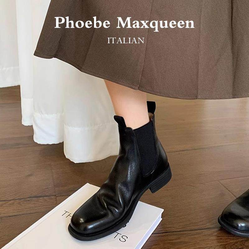 🔥 Italian maxqueen handmade chelsea boots for women, new cowhide suede ...