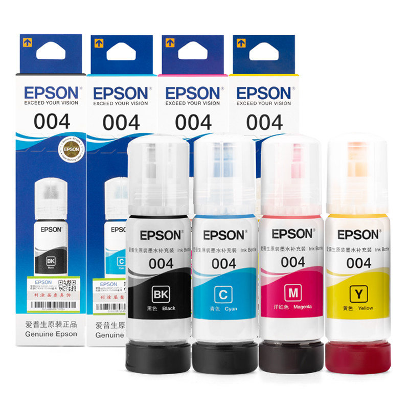 [USD 12.99] Epson Original Ink 004 apply l3118 l3119 l1118 l1119 l3158 ...