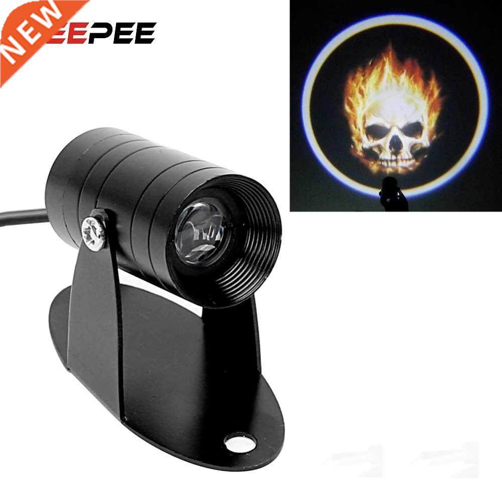 Купить niversal Moto Logo Laser Projector Ghost Rider Flaming Skull в ...