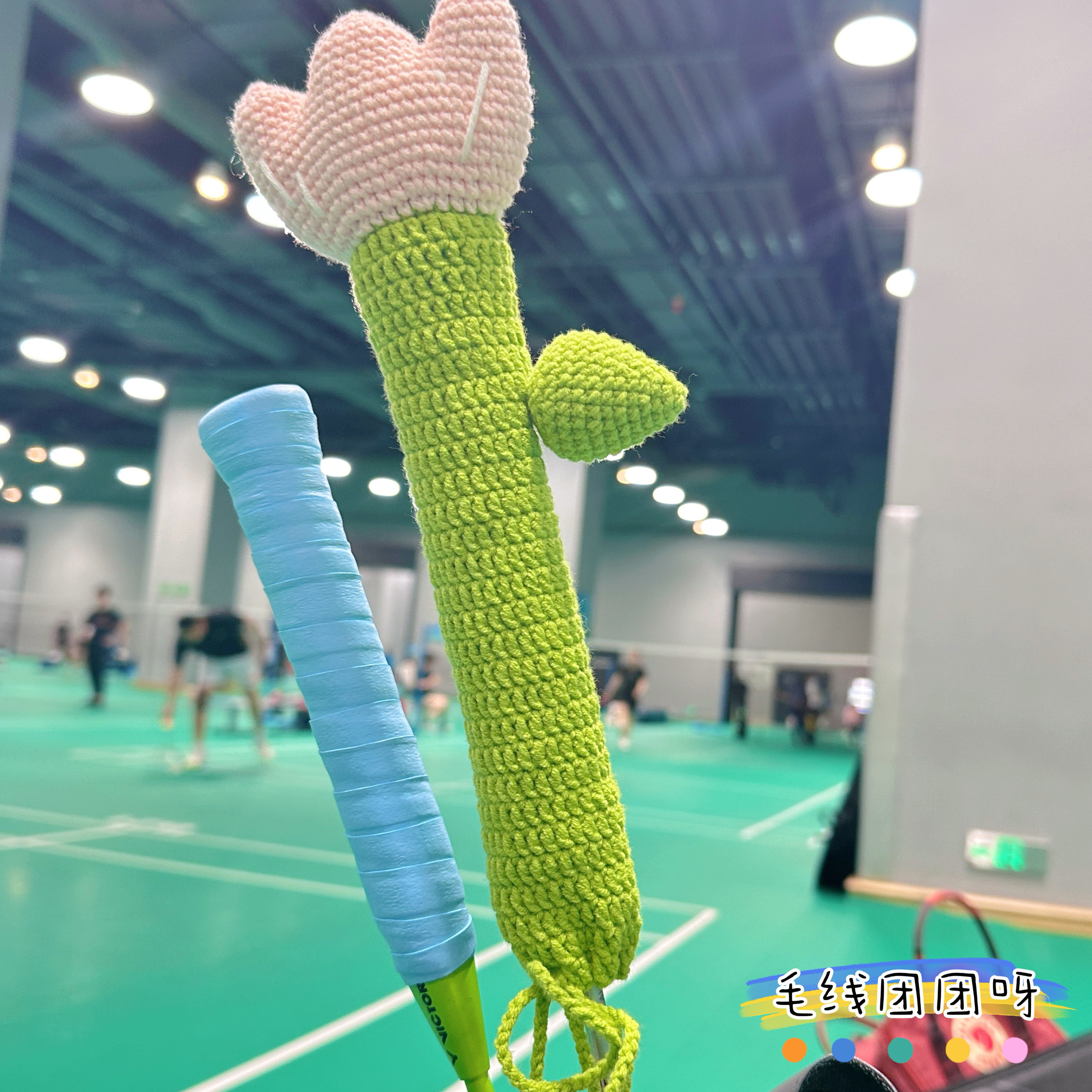 Tulip badminton racket grip cover review | yarn ball diy racket ...