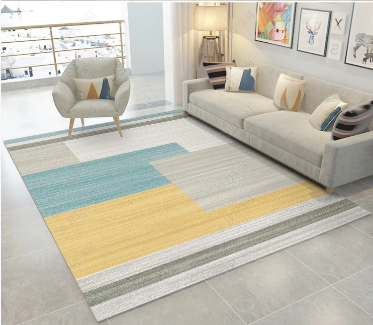 Buy Nordic living room sofa coffee table carpet simple modern bedroom ...