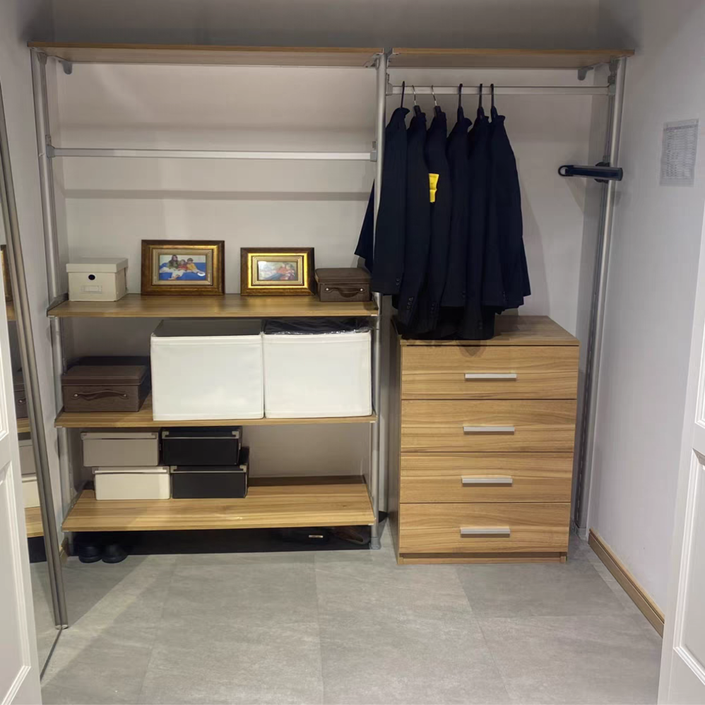 松下iShelf系列衣帽架 可定制简约现代衣架 卧室用日系衣帽架