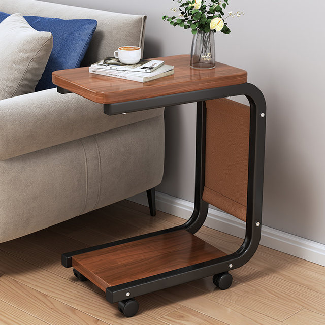 Side table, mobile coffee table, simple small table, mini corner table ...