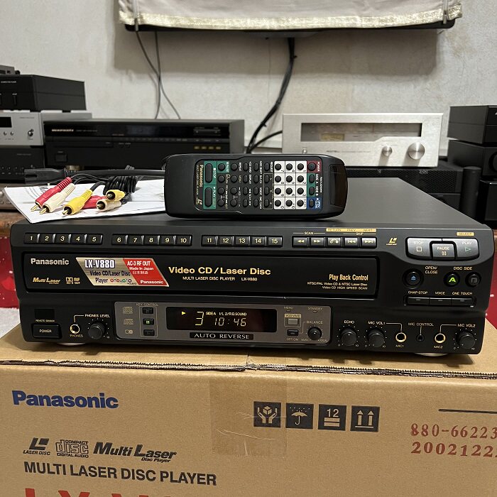 复古控们注意啦！松下LD/CD影碟机LX-V880，带你穿越回80年代的视听盛宴！-影碟机-淘宝好物网