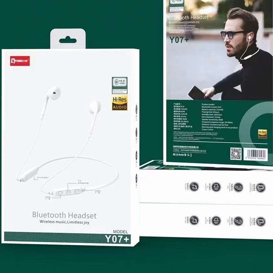 Y07+ 运动挂脖蓝牙耳机-Taobao
