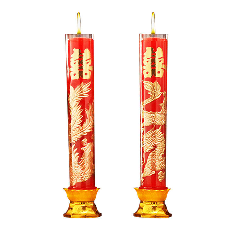 Wedding candle Dragon and phoenix candle Wedding dragon and phoenix ...