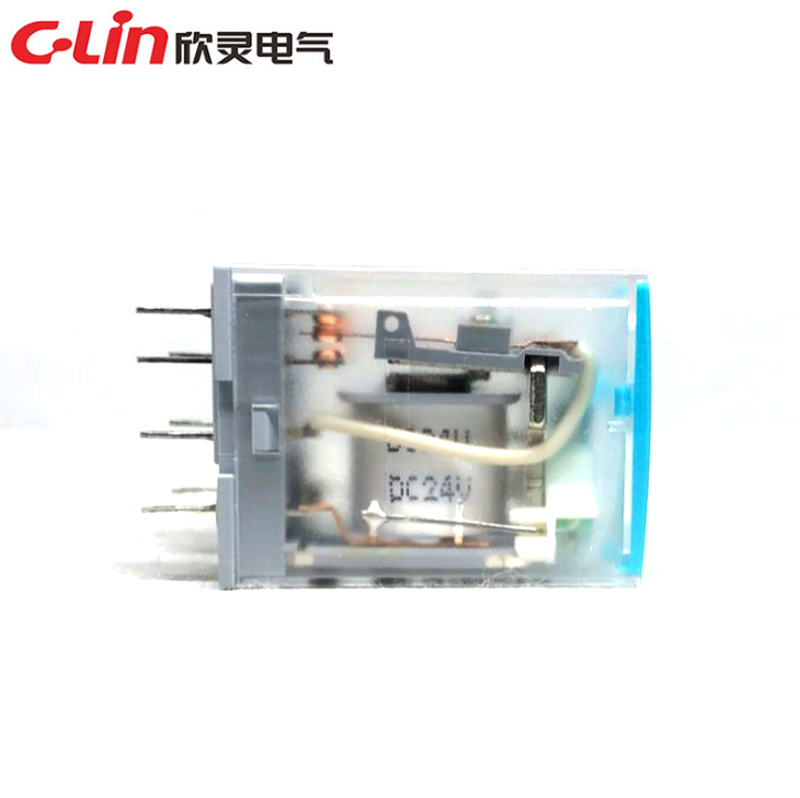 Xinling brand HHC68BVL-2Z AC220V DC24V 6.5A 8-pin intermediate relay with lamp HH52P