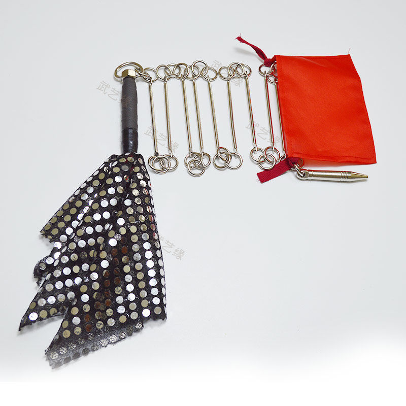 Nine-section whip steel stainless steel martial arts performance ...