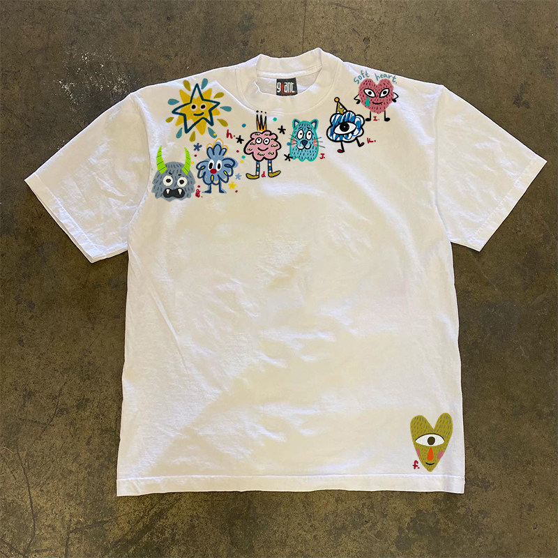 260 gsm heavyweight cotton! 2025 spring/summer bestseller graffiti ...