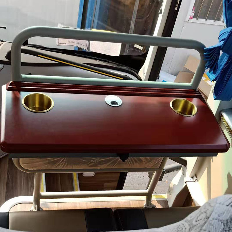 [USD 80.54] Passenger car folding table with big bus guardrail hanging ...