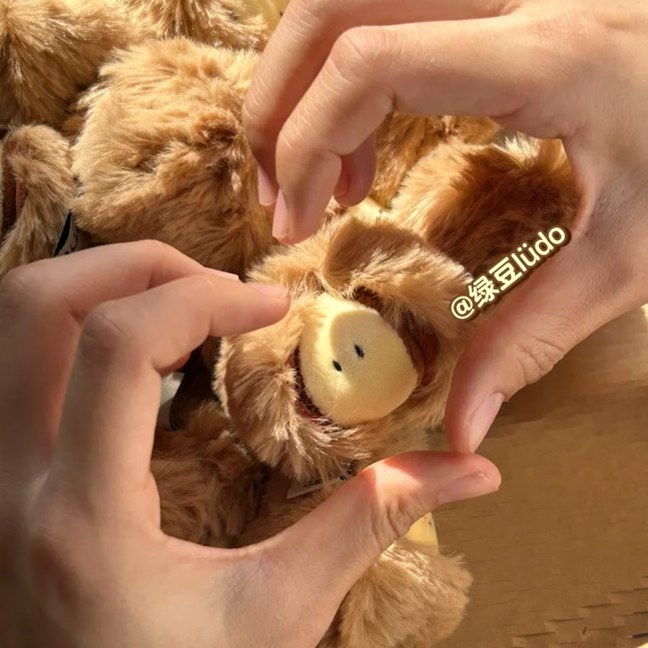 Mung Bean Ludo Bald Chestnut Hairy Chestnut Orchard Plush Pendant Doll ...