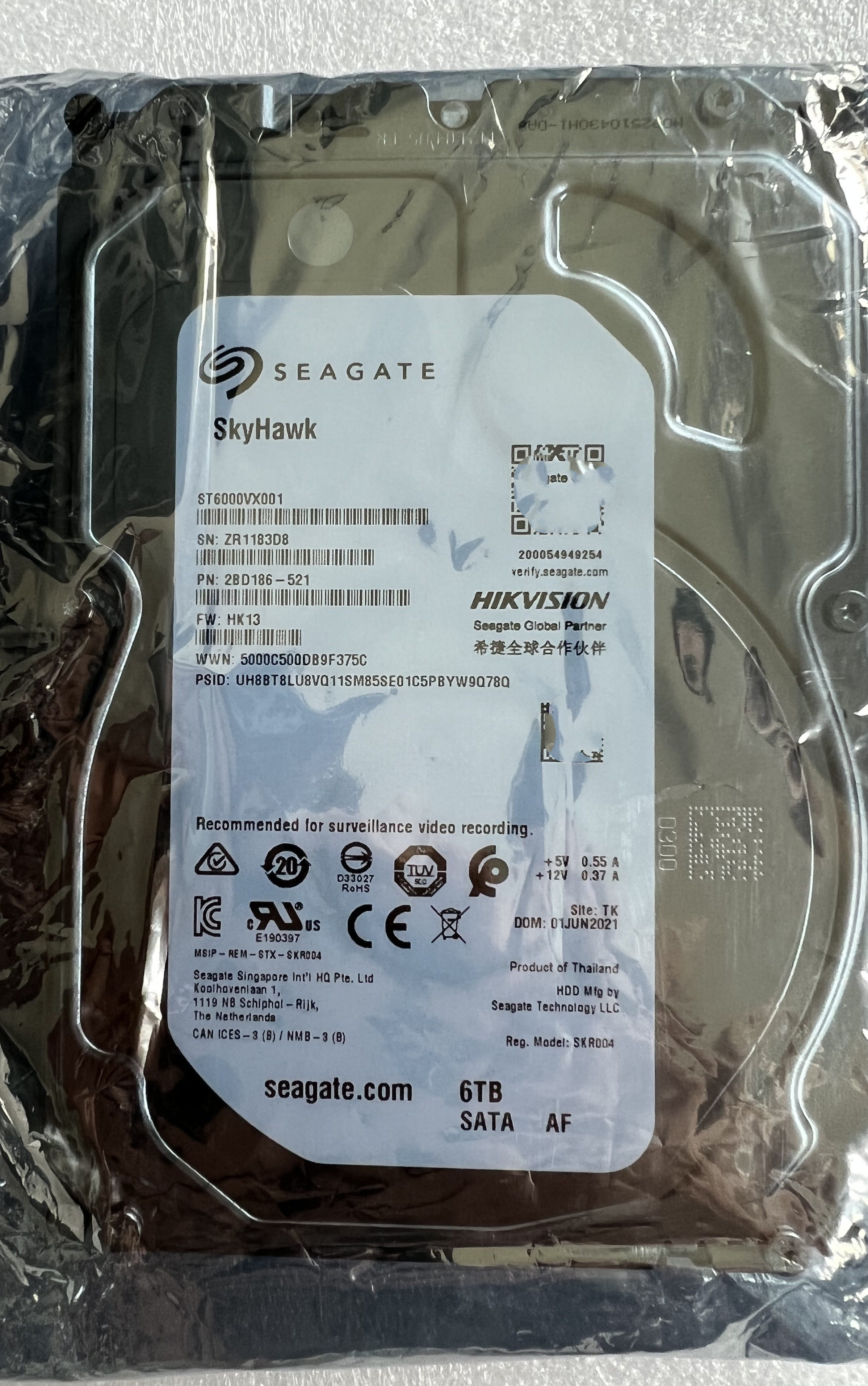 🛡️揭秘！原装正品希捷ST6000VX001监控硬盘，6T容量让你安心无忧！📸-机械硬盘-淘宝好物网