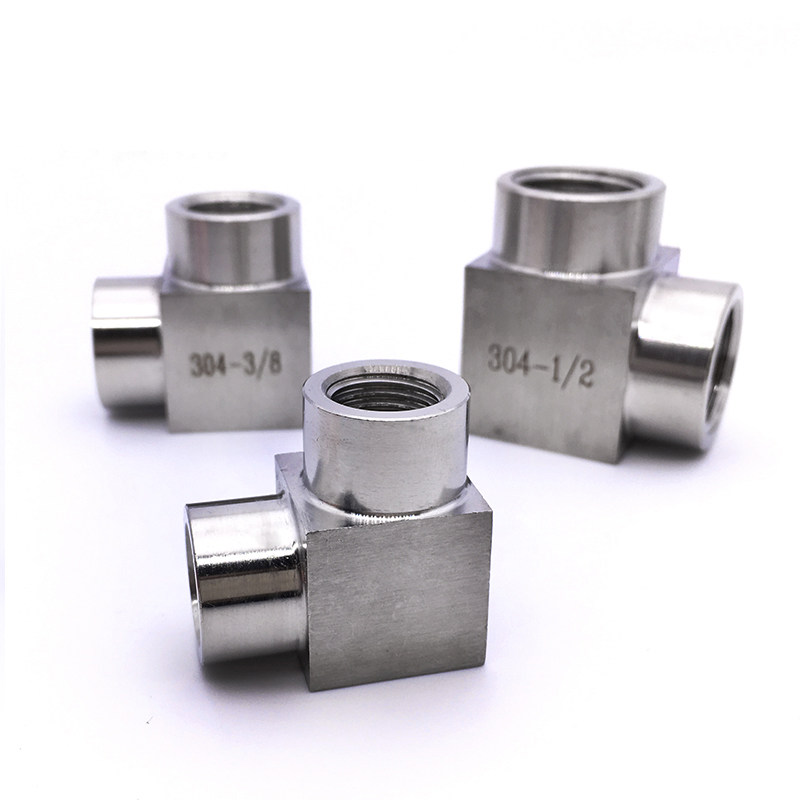 304 stainless steel high pressure nei external screw elbow joint inside ...