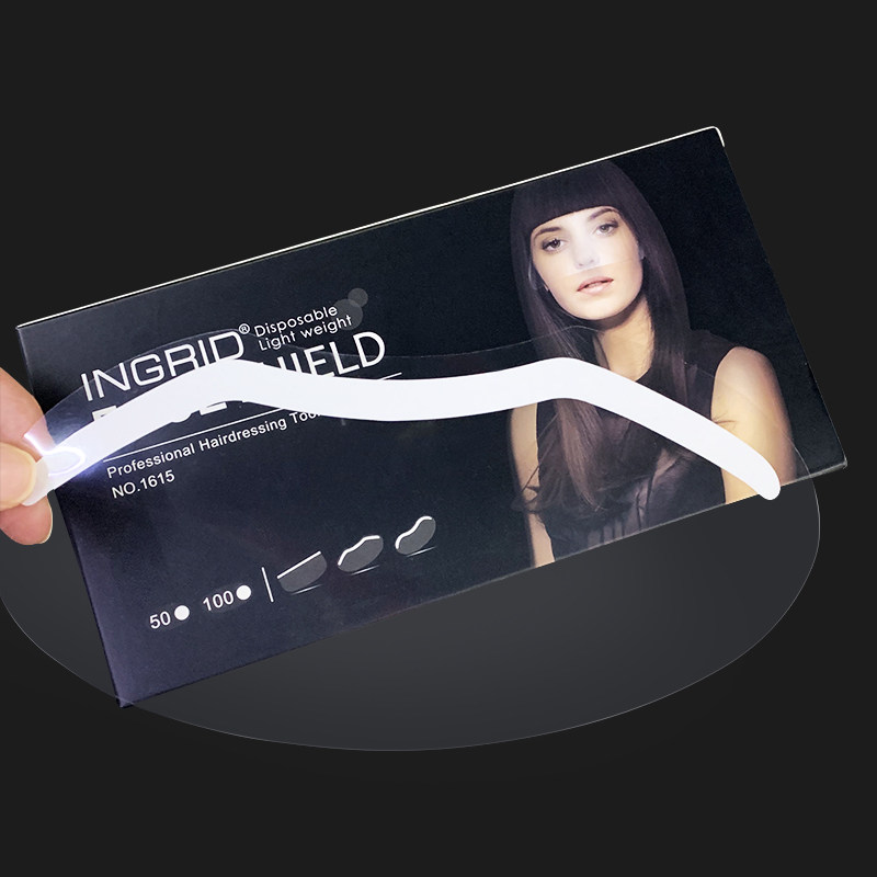 [USD 7.64] hair bangs face mask disposable transparent haircut hair dye ...