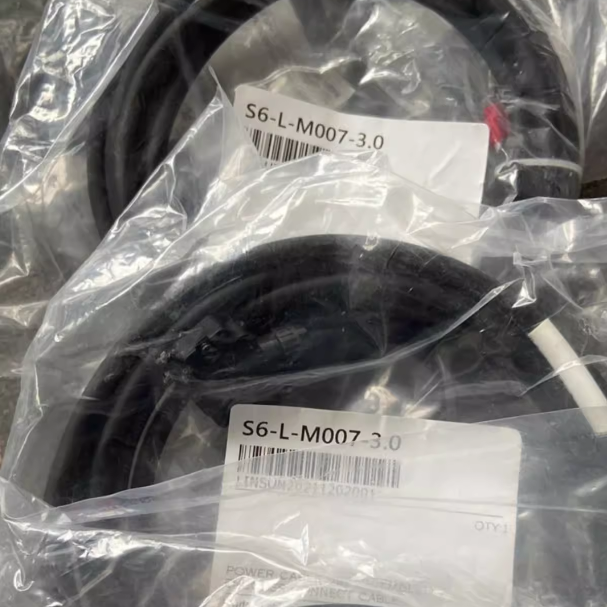 当天发汇川伺服动力线S6-L-M007-3.0/B007/5.0/7.0/10.0-T高柔