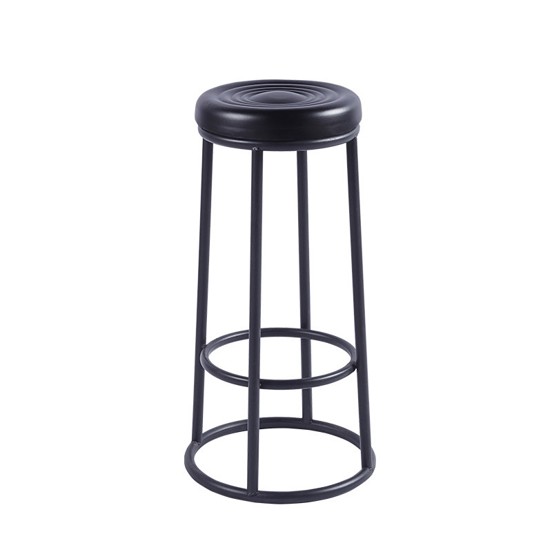 [USD 15.42] High Chair Bar Stool Bar Front Desk with High Stools Round ...