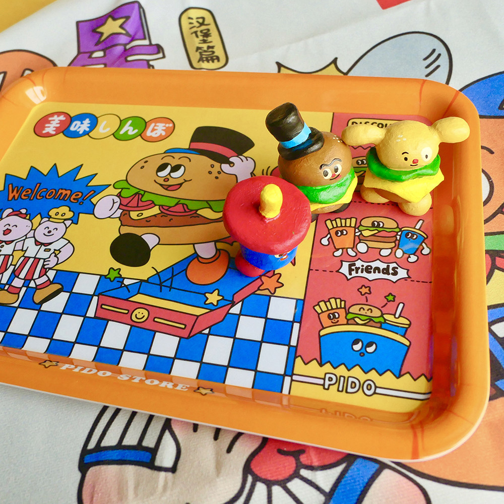 PIDO Fart Pocket Store Cartoon Illustration Rectangular Bread Cake ...