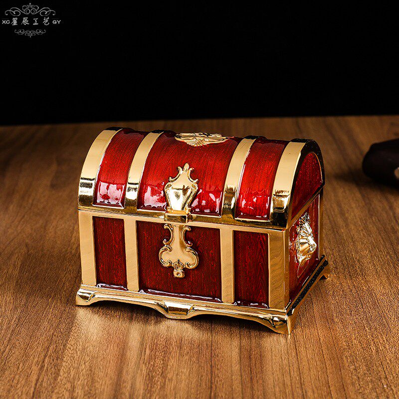European retro treasure chest creative storage box - a must-have ...