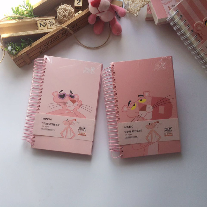 [USD 8.35] Famous Creative Miniso Pink Panther Notebook Pink Panther ...