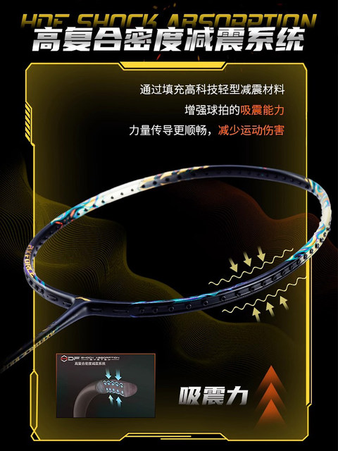 Li Ning Thunder 80 Thunder 90new badminton racket offensive full carbon ...