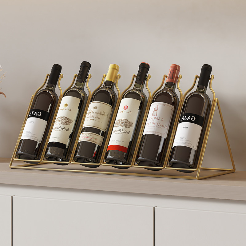 红酒架摆件展示：如何打造简约而不简单的家用酒柜？-酒盒-淘宝百科网