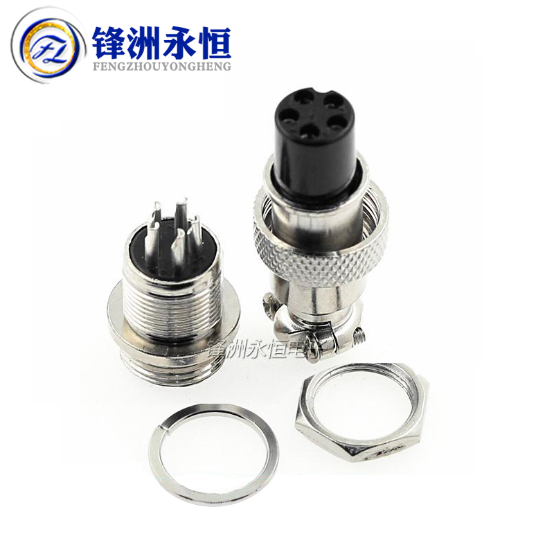 GX12 2芯3芯4芯5芯6芯 航空插座 接头 M12 电缆连接器-阿里巴巴