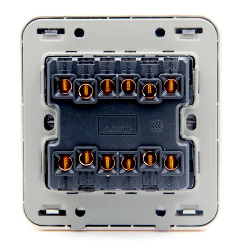 Type 86 switch socket panel home two-on multi-control two-way switch ...