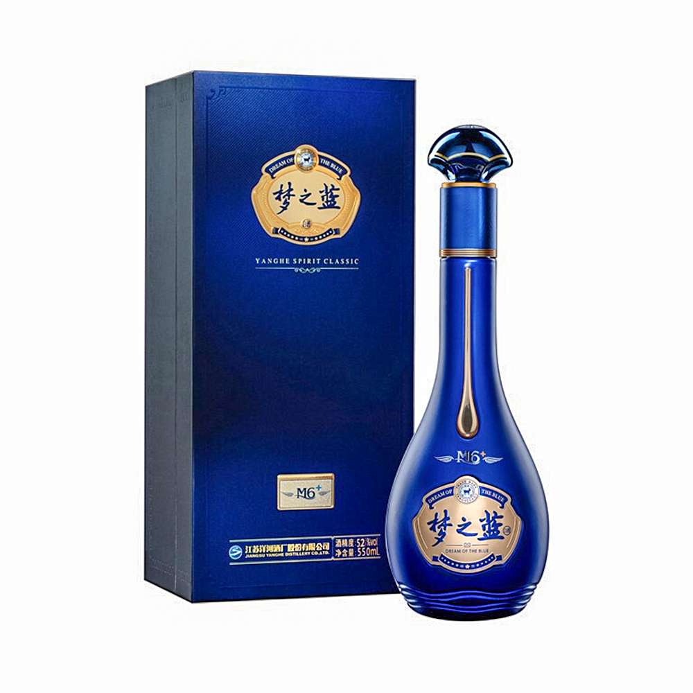 洋河 夢之藍M6+濃香型白酒 52度 550ml