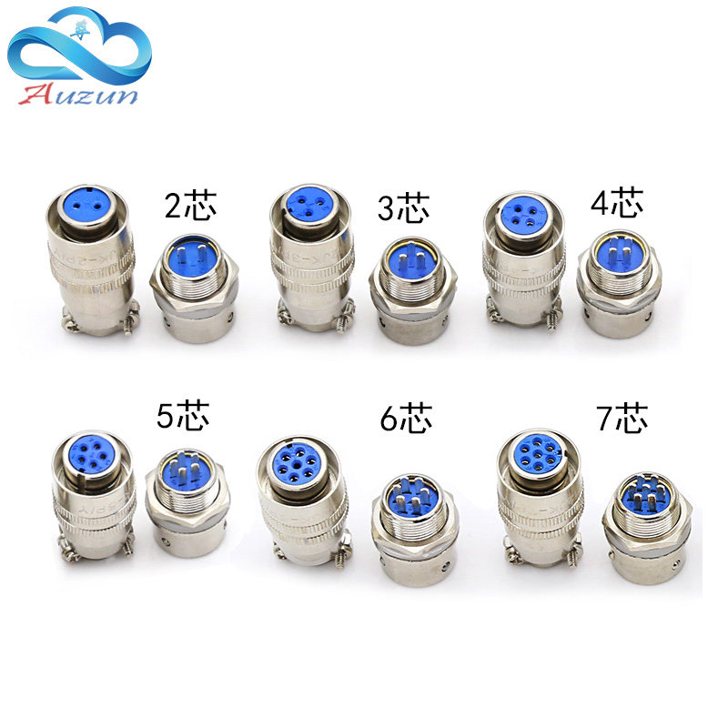 Aviation plug aviation socket XS12K4P-2 core 3 core 4 core 5 core 6 ...