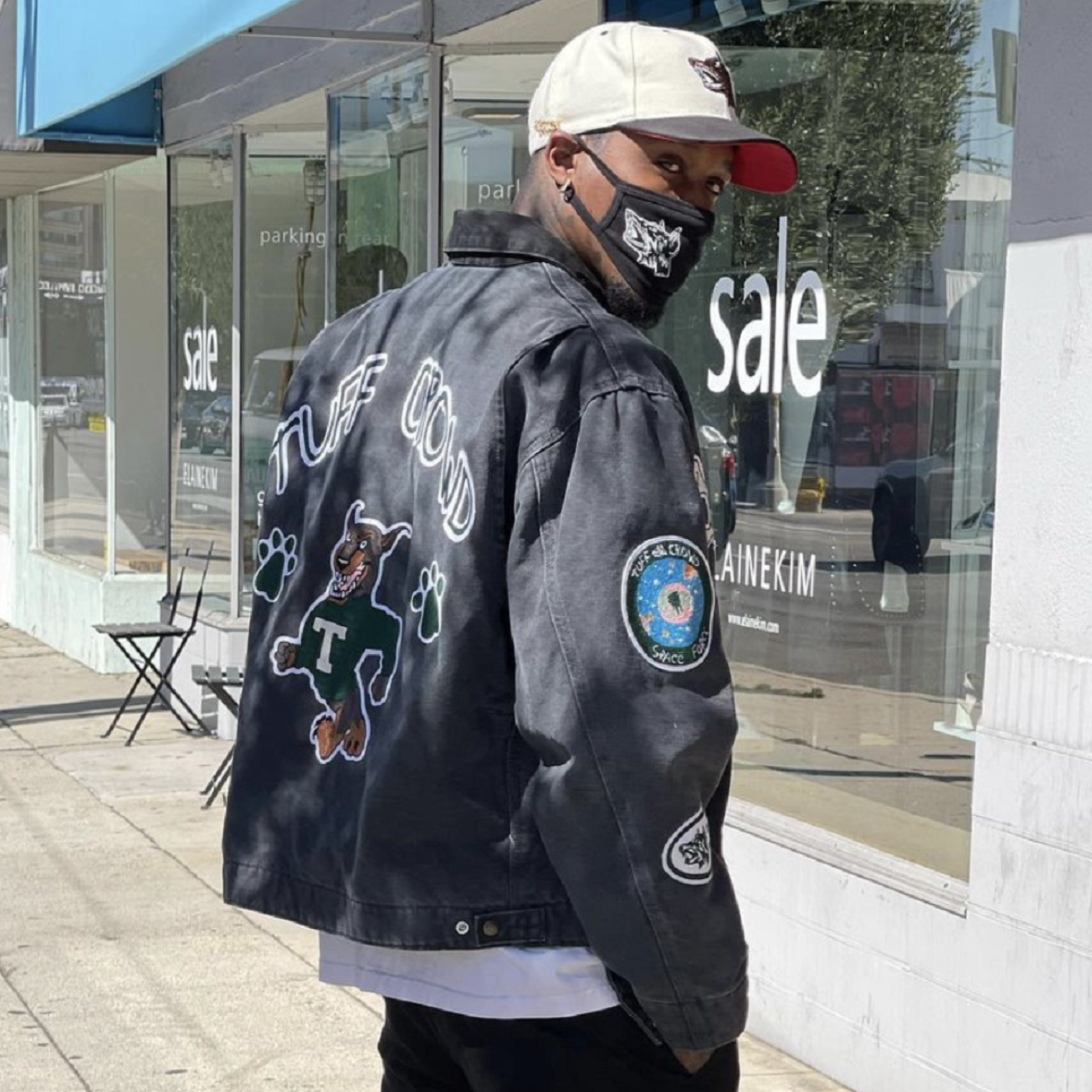 Tuff Crowd Millennium Tor Jacket 狗頭刺繡拼接拉鏈外套夾克|夾克|ETMall東森購物網