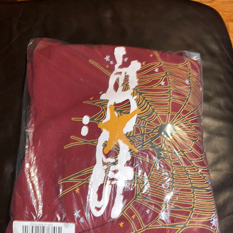 Sp5der Web Spider WorldWide Red hoodie