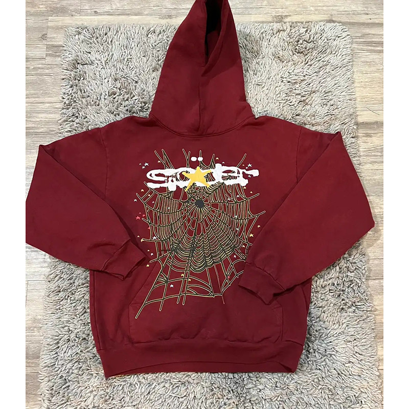 Sp5der Web Spider WorldWide Red hoodie