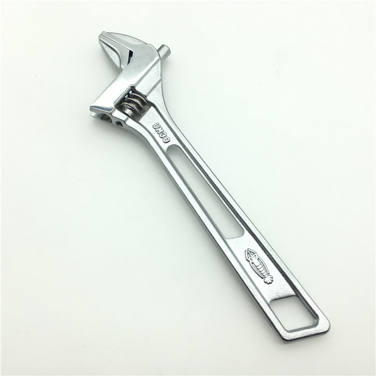 Japan imported lobster brand large open adjustable wrench light and thin wide open adjustable ...