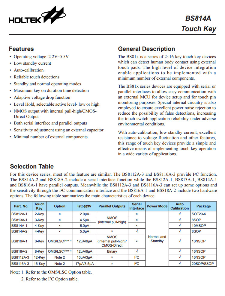 原装正品 贴片 BS814A-1 MSOP-10 4按键电容触摸检测芯片-阿里巴巴