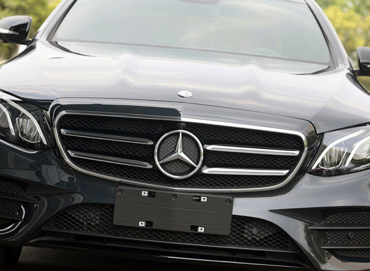 Suitable for Mercedes-Benz E-class E200 front license plate E300 ...