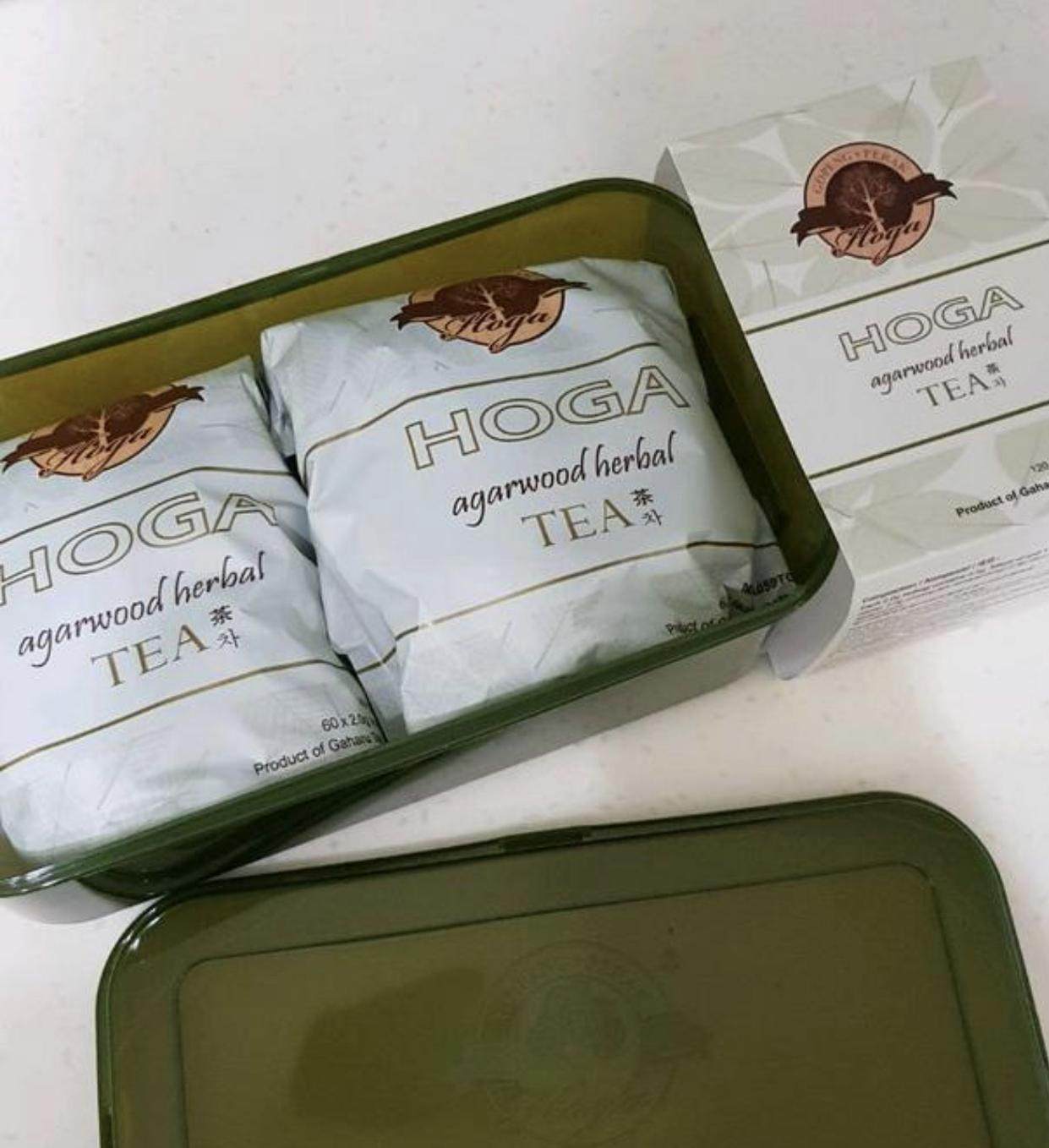 马来西亚代购HOGA Agarwood Herbal Tea 贺嘉沉香茶 120包*2克/盒