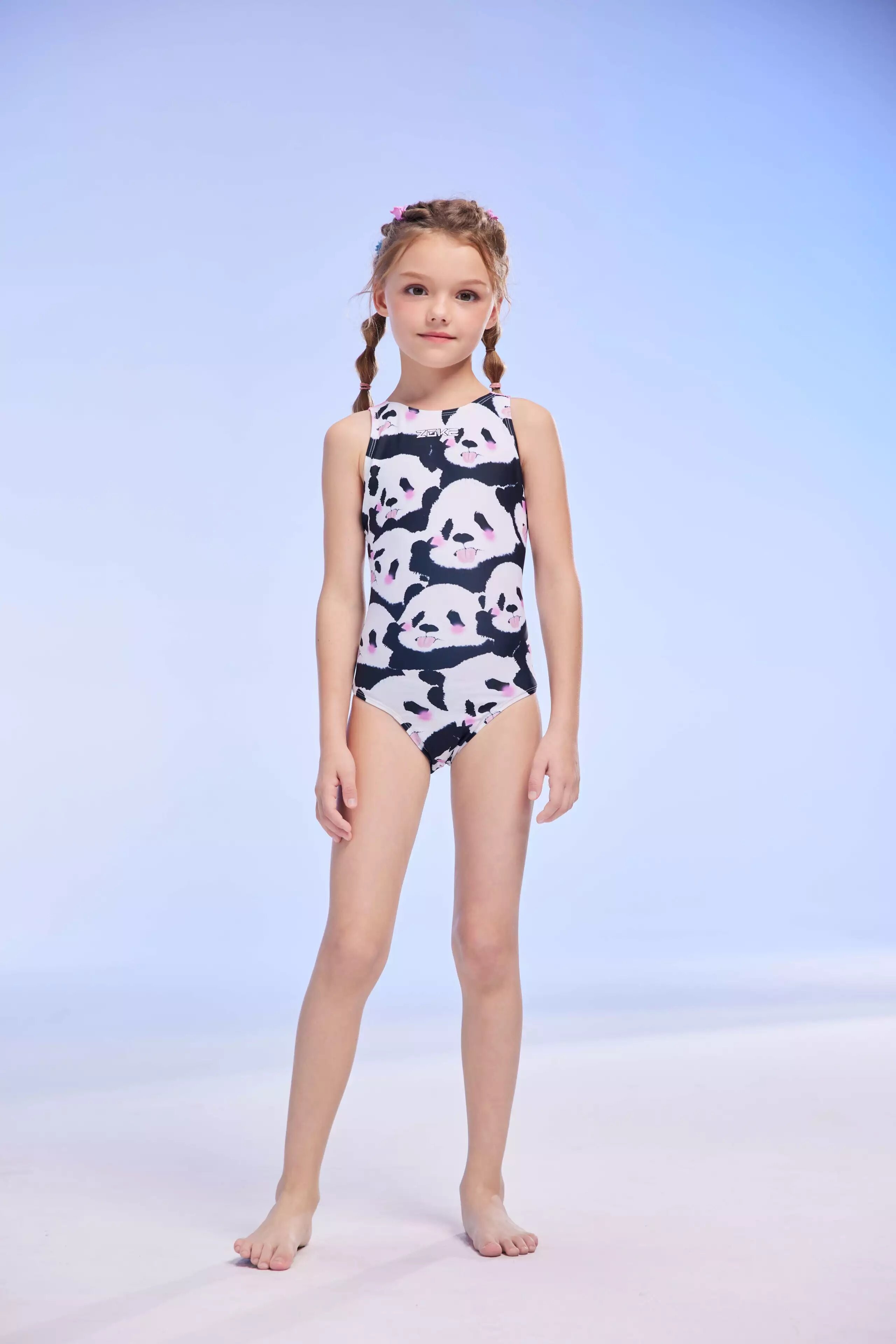 ZOKE Zhouke new official youth girls professional training one-piece ...