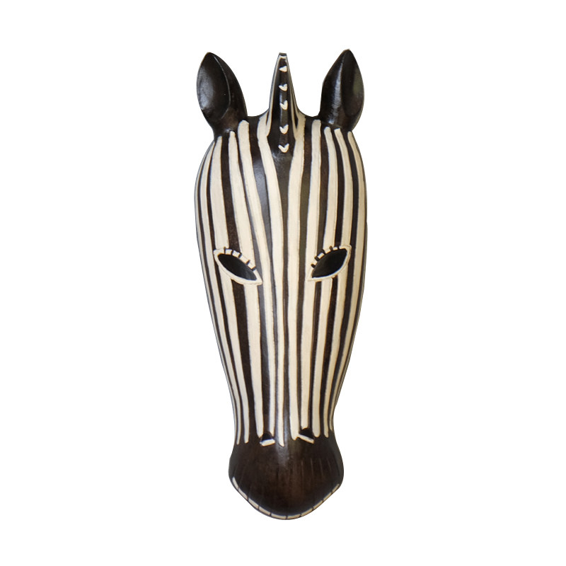 Nordic American Wall Living Room Creative Zebra Head Adornment Children ...