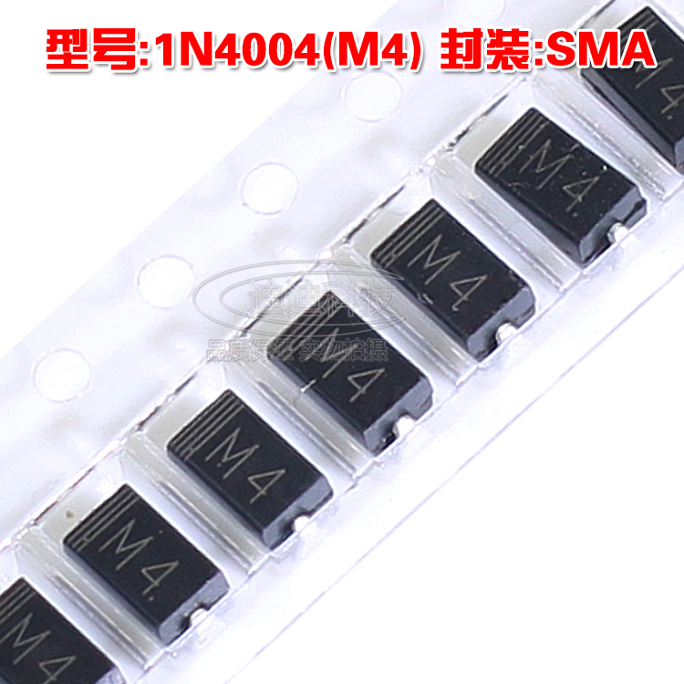 [USD 3.94] New 1N4004 SMA Silk Screen M4 SMD Rectifier Diode 1A 400V IN4004 DO-214AC-Taobao ...